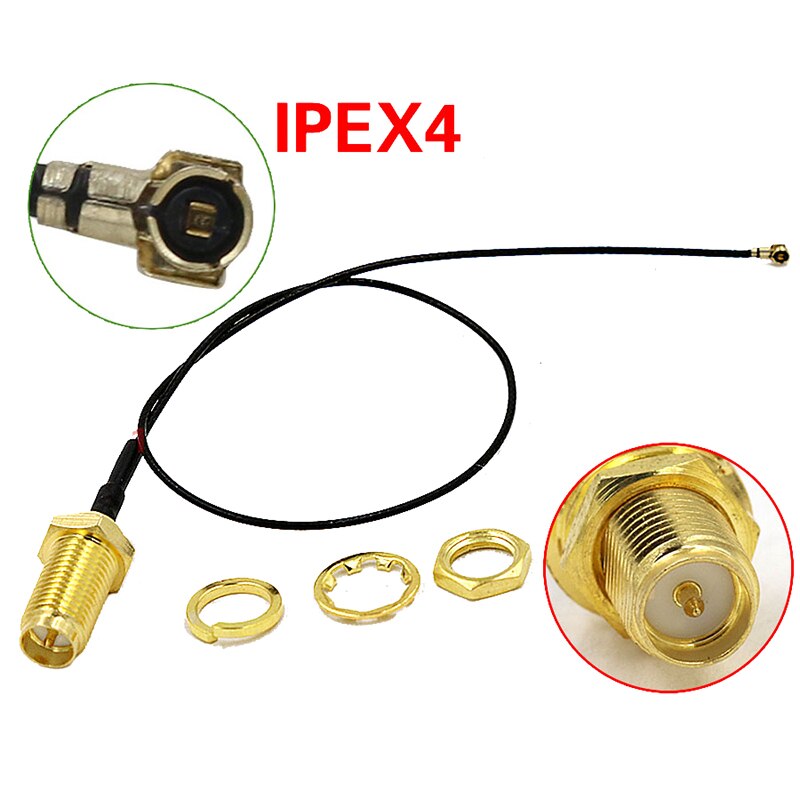 2 Stuks Sma Connector Kabel Male Naar IPEX4/Ipex 4... – Vicedeal