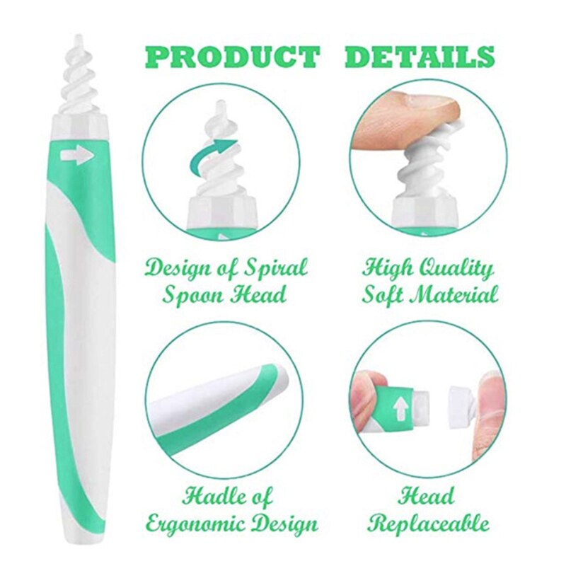 The Ear Wizard rotates the earpicker, the 16-tip s... – Vicedeal