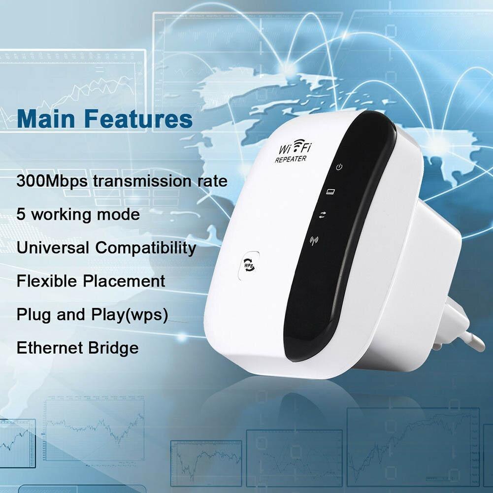 Wireless Wifi Repeater 300Mbps Network Wifi Extend... – Grandado