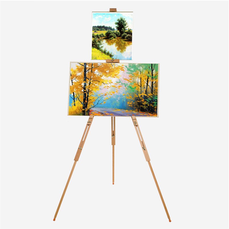 Adjustable Wooden Easel Stand Drawing Oil Painting... – Grandado