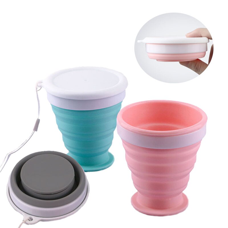 Folding Cups 100/200/350ML Food Grade Water Cup Tr... – Grandado