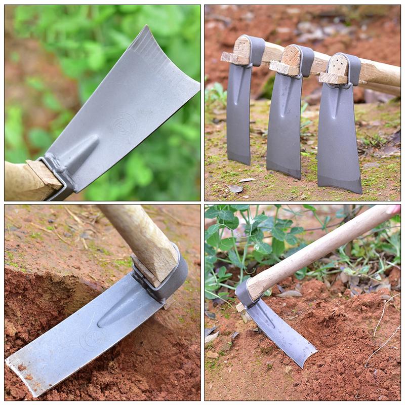 Wooden Handle Hoe Agricultural Tool Hoe Garden Too... – Vicedeal