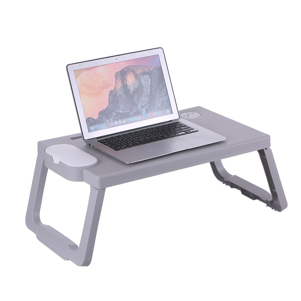Folding Laptop Table Plastic Notebook Desk Breakfa... – Grandado