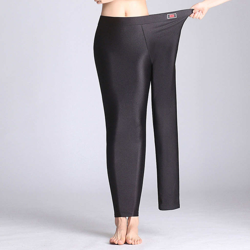 Strakke effen Zwarte Slanke broek Stretch Katoen G... – Vicedeal