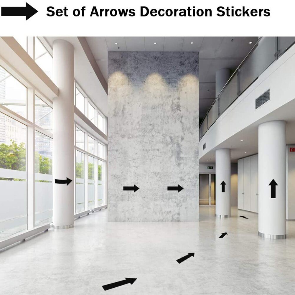 6Pcs Arrow Decal Removable Self Adhesive Ground Fl... – Grandado