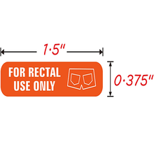 ' For Rectal Use Only' Stickers 1.5" ... – Grandado