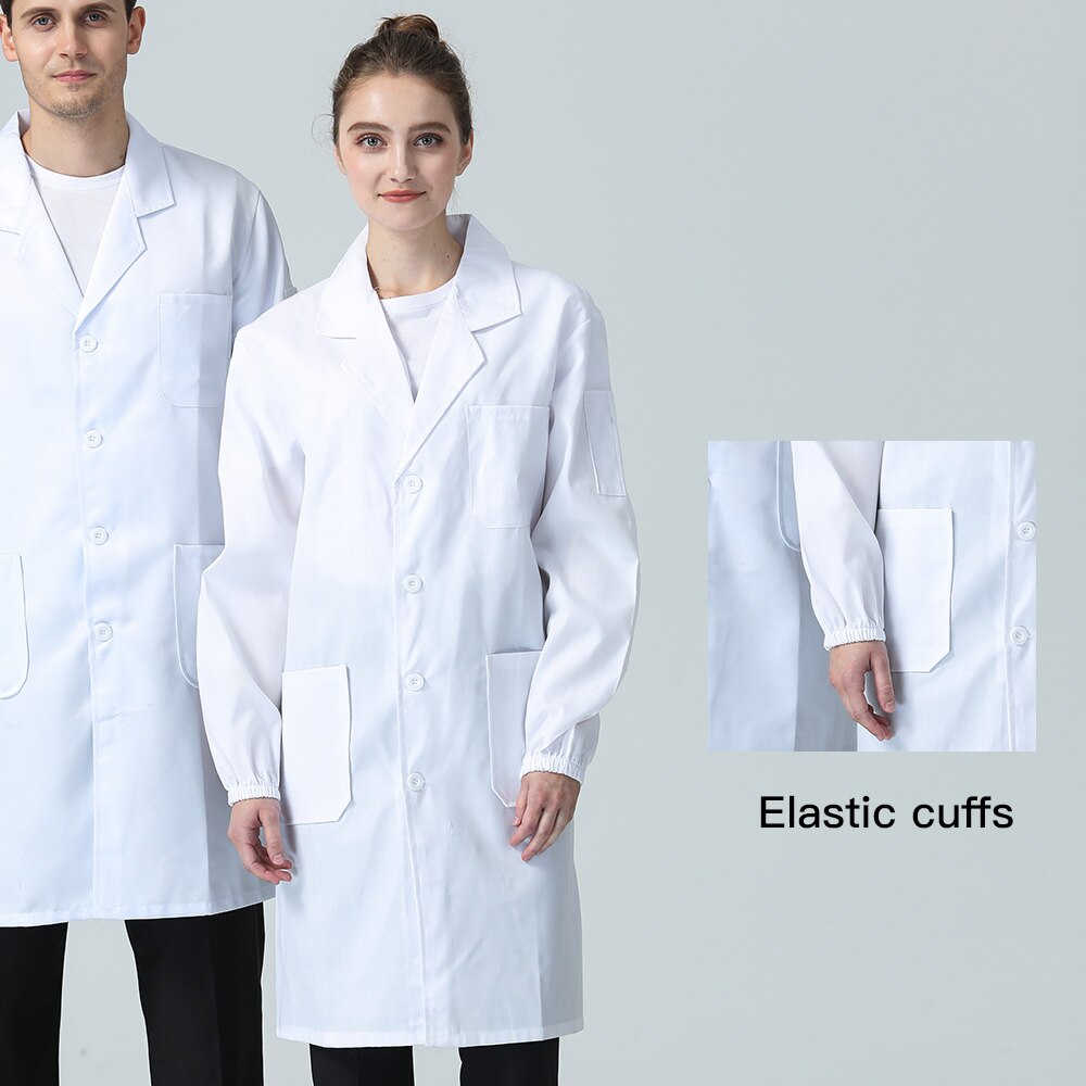Cotton Monochrome Men's Nursing Coat Lab Uniform D... – Grandado