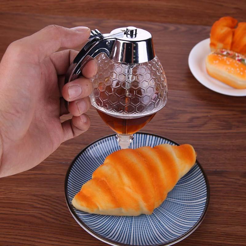 Honey Dispenser Jar Juice Syrup Kettle Bee Drip St... – Grandado