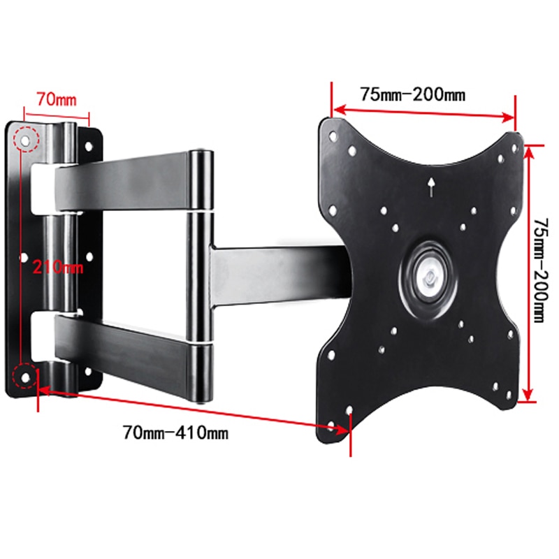 LCD-123AB Full Motion 10"-37" Flat Panel LED LCD D... – Grandado