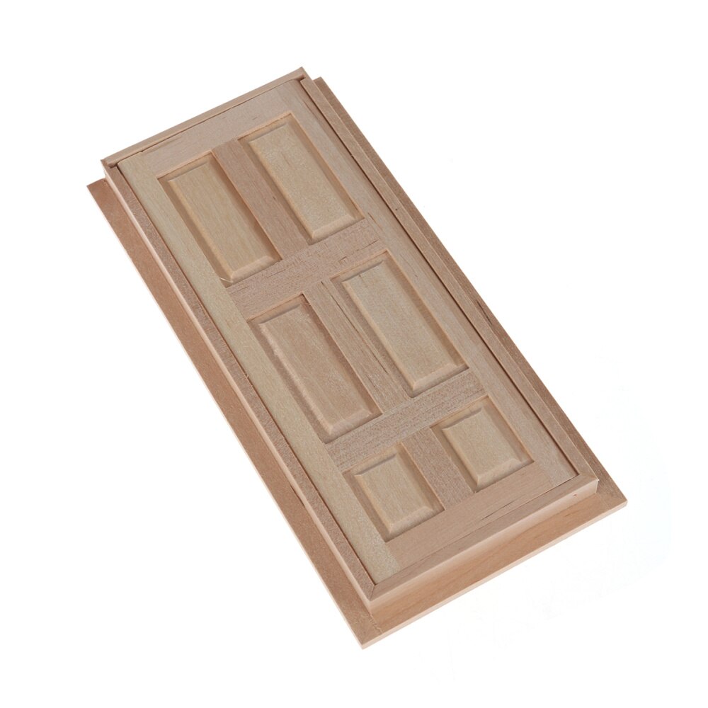 1:12 mini house Miniature DIY 6-Panel Interior Woo... – Grandado