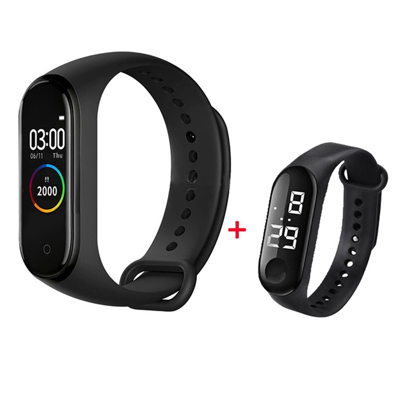 Rovtop Smart Horloge M4 Smart Band 4 Fitness Track... – Grandado