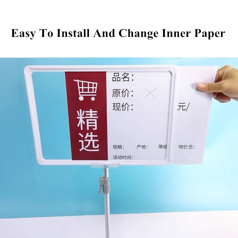 A4 Advertising Support Board Sign Poster Holder St... – Grandado