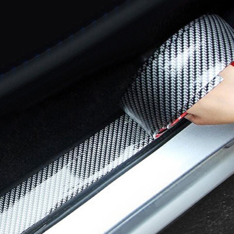 1M Carbon Fiber Rubber Moulding Strip Soft Black T... – Grandado