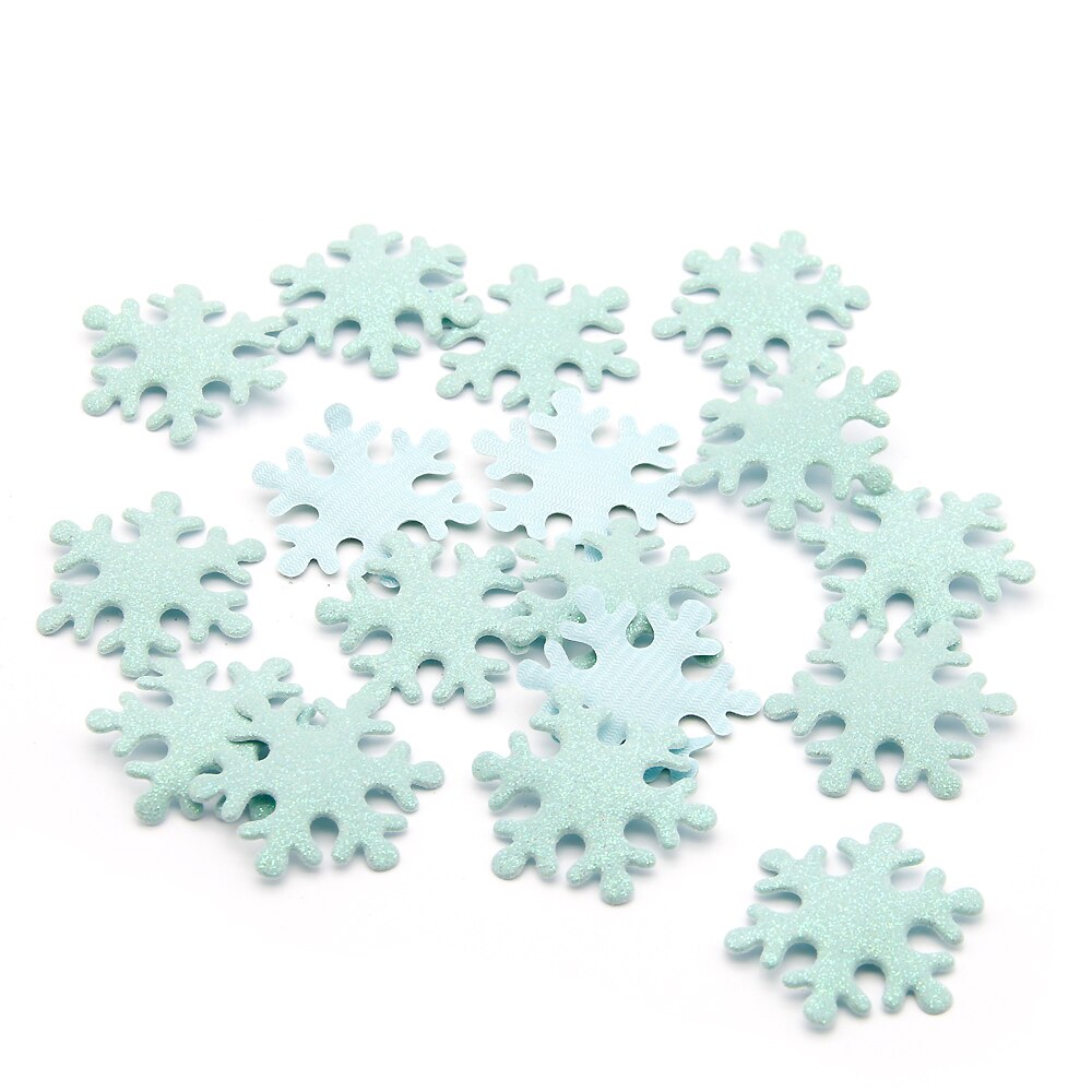 50 stuks 40*40mm Bloem Vorm Vrolijk Kerst Glitter ... – Grandado