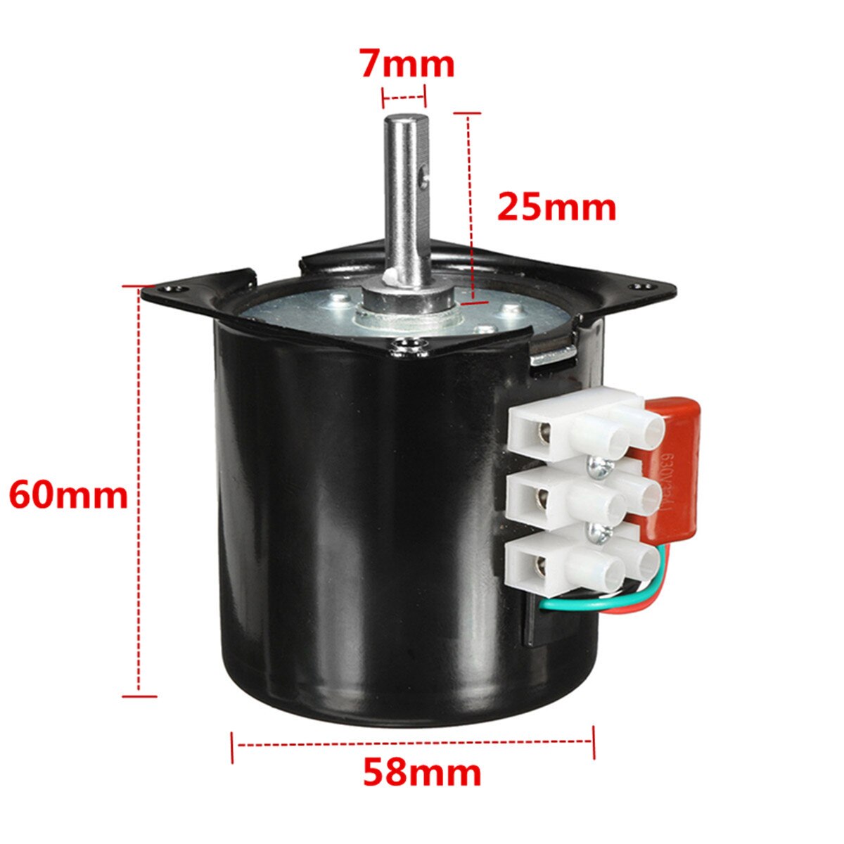 60KTYZ AC 220V 2,5 RPM High Torque Elektrische Syn... – Vicedeal
