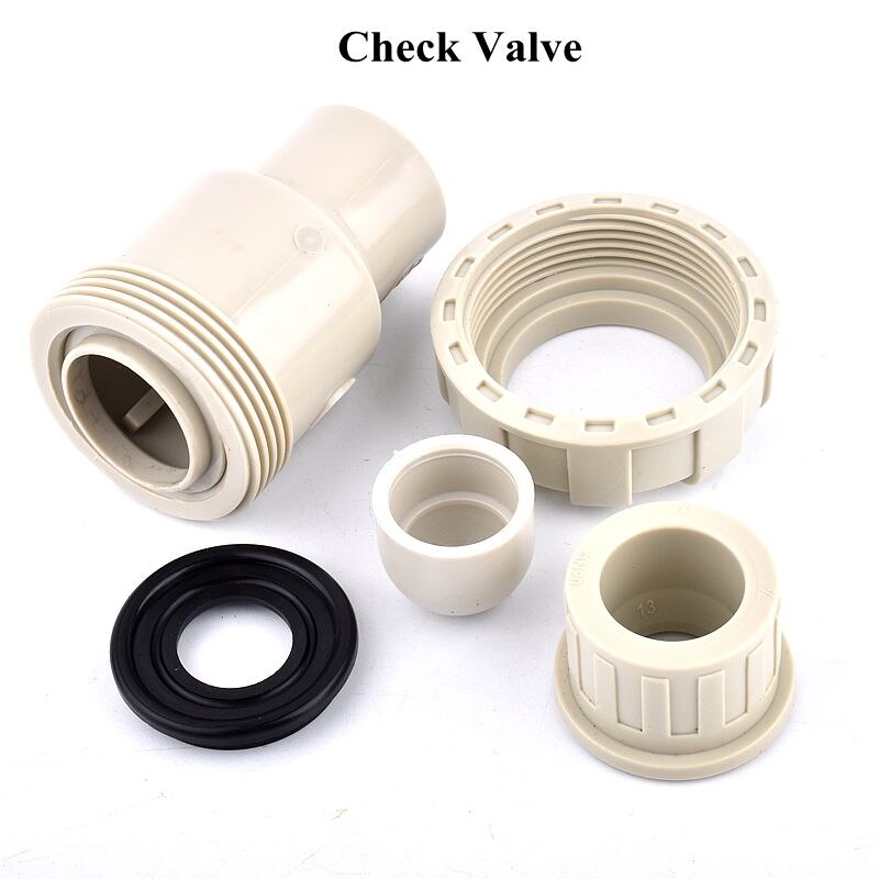 1Pc ID 20~110mm PPH Check Valve One Way No-Return ... – Grandado