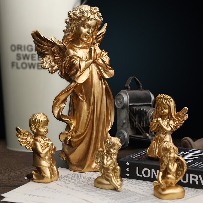 Alice Praying Angel Home Decoration Catholic Statu... – Grandado