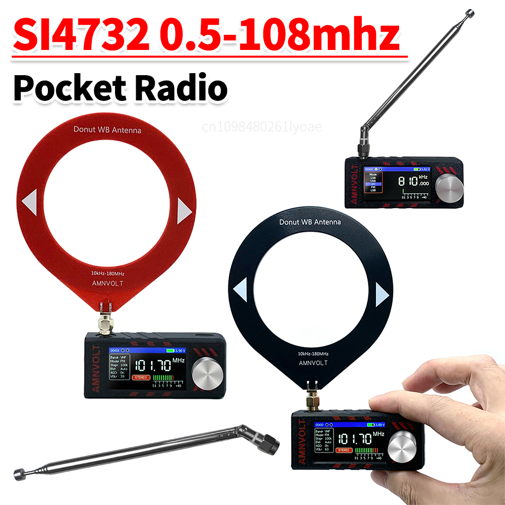 SI4732 0.5-108mhz LSB USB AM FM FM/AM Radio 1.9inc... – Grandado