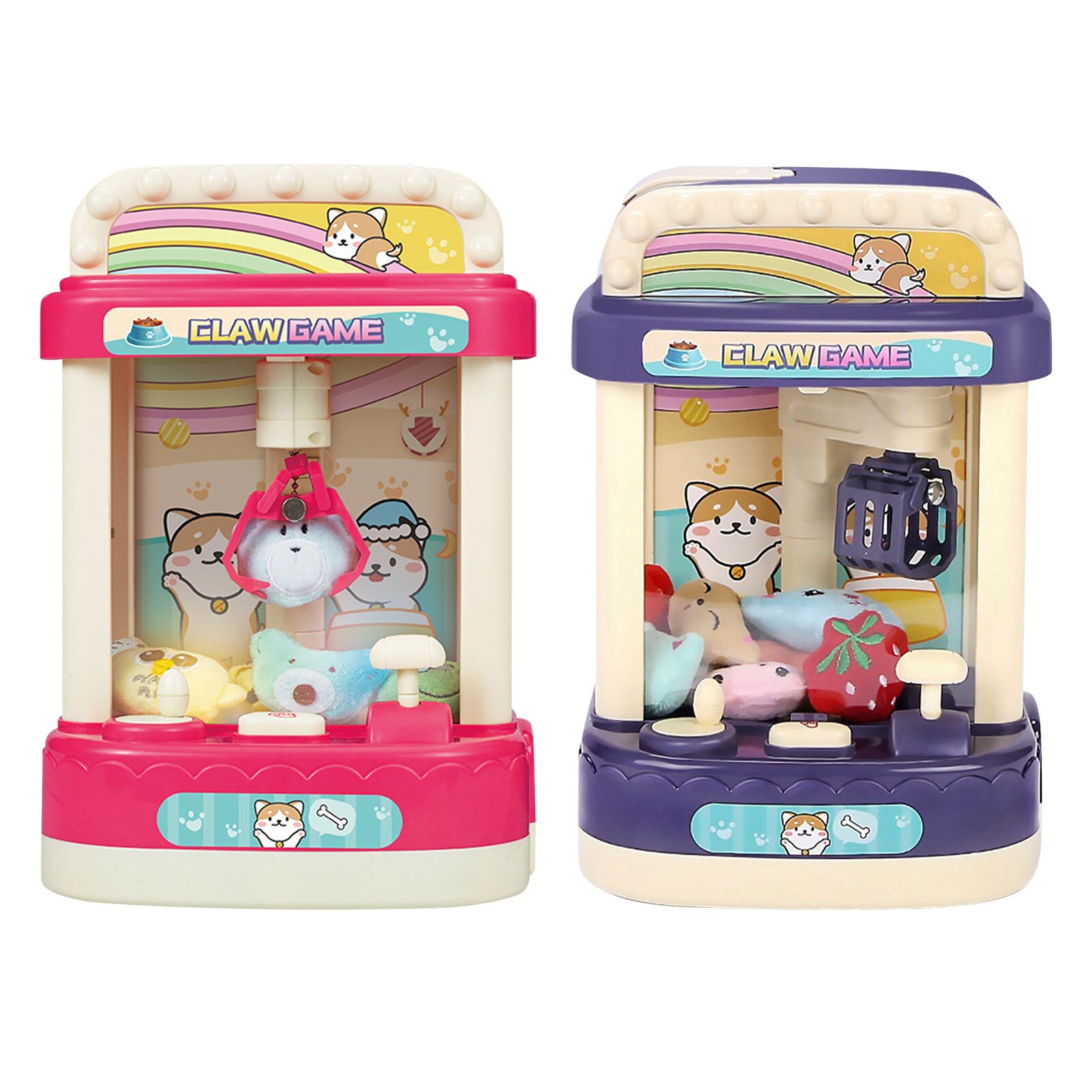 Girls Mini Claw Machine USB Battery Powered Toy Wi... – Grandado