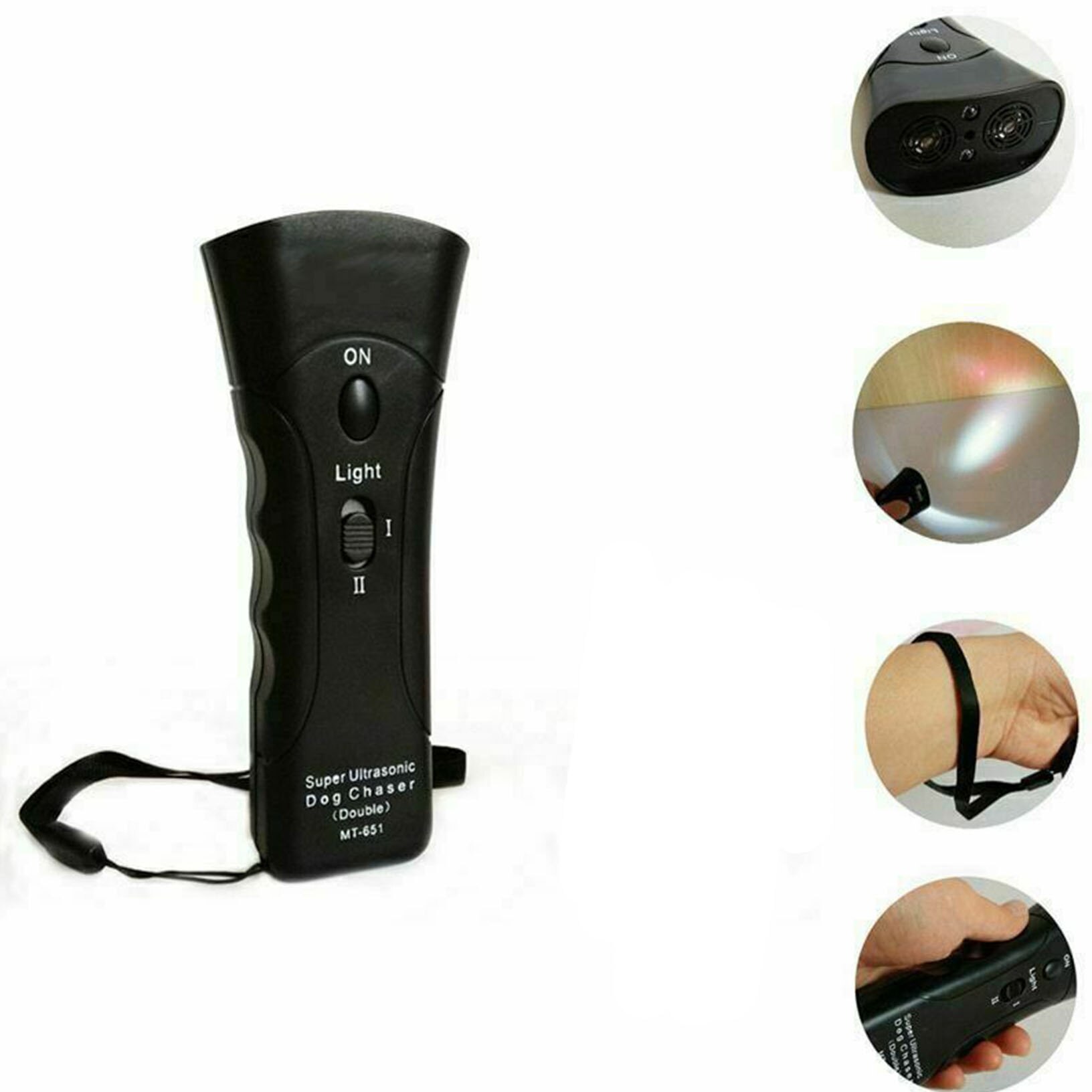 Ultrasonic Anti Dog Barking Pet Trainer LED Light ... – Grandado