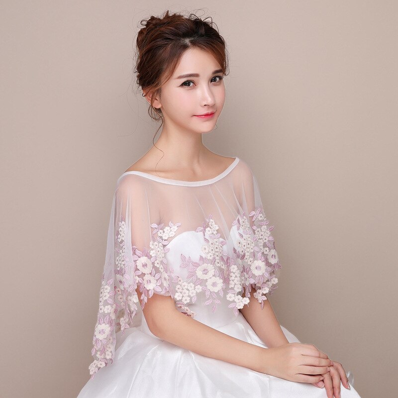 The thin thin bridal wedding dress with a lace cap... – Grandado