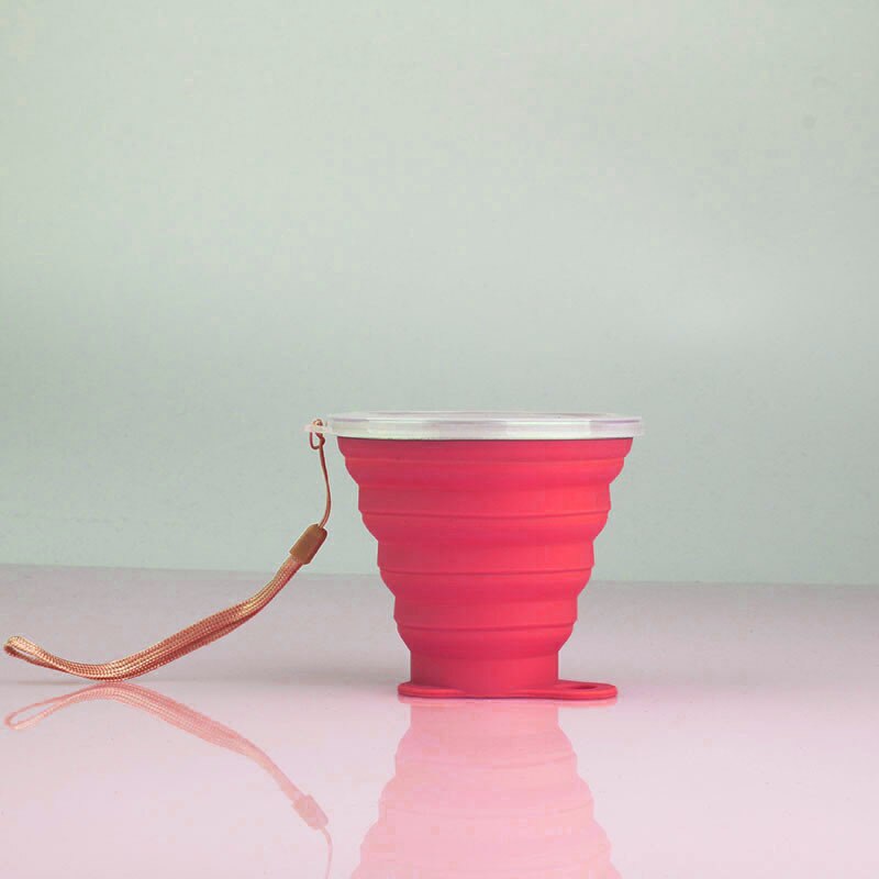 270ml Travel Cup Silicone Folding Cup Outdoor Tele... – Grandado