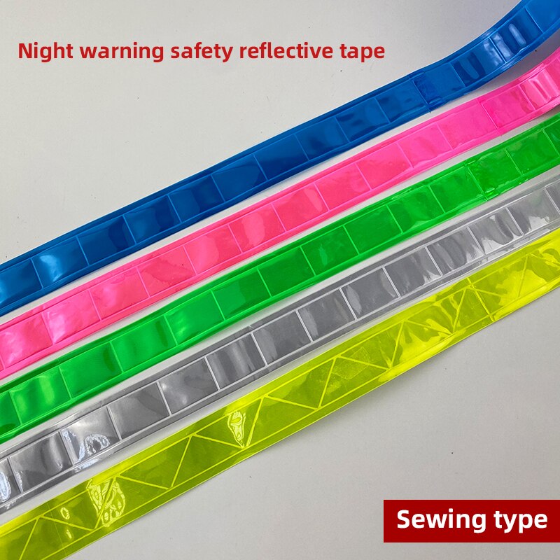 2.5cmX5m celosía reflectante banda ropa de seguridad señal de ...