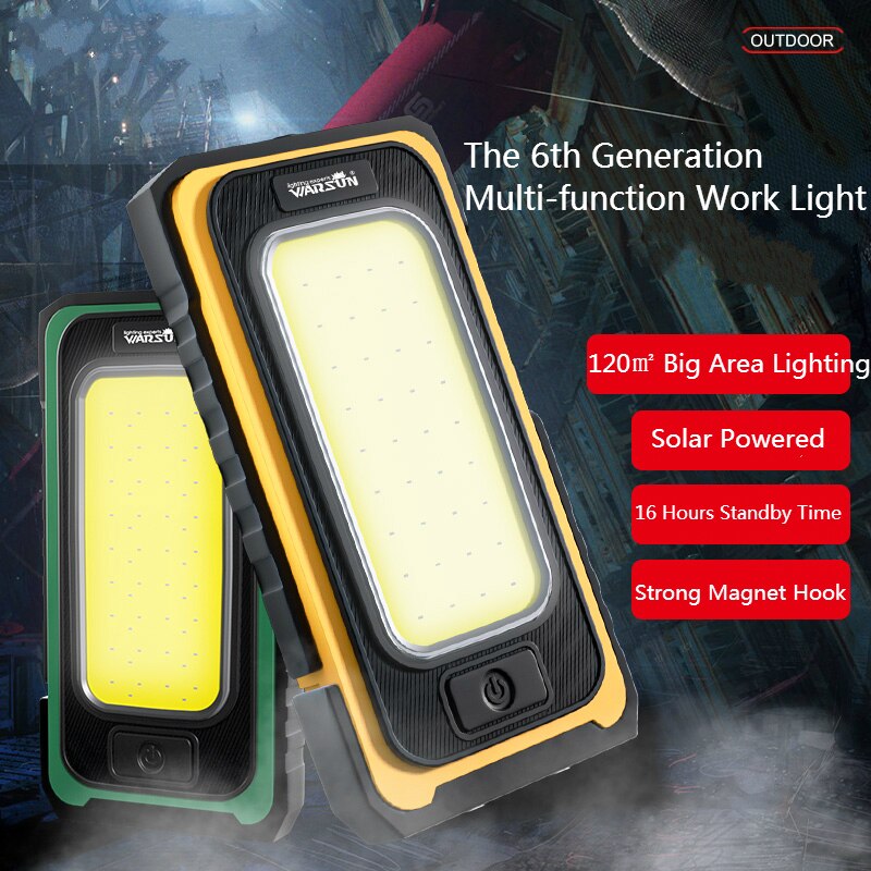Solar LED Emergency Light Outdoor Working Flashlig... – Grandado