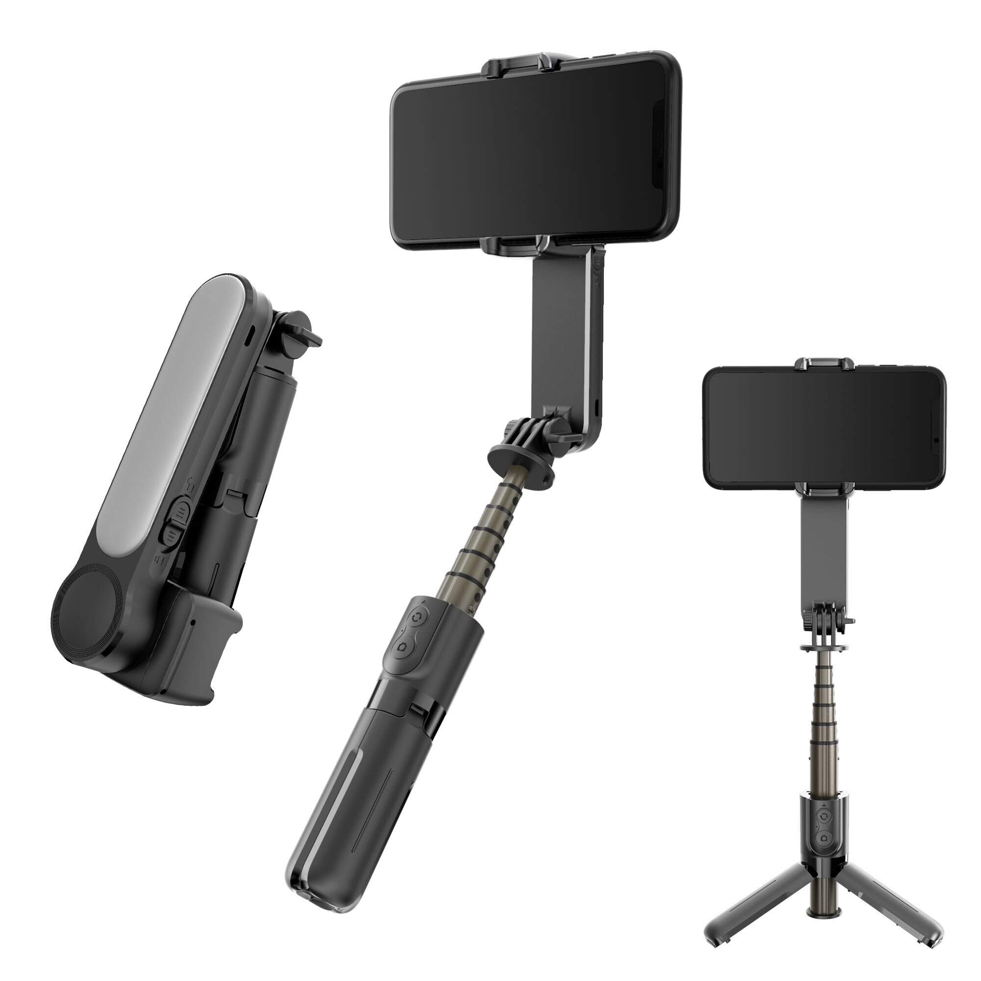 Handheld Gimbal Stabilizer Mini Selfie Stick Tripo... – Grandado