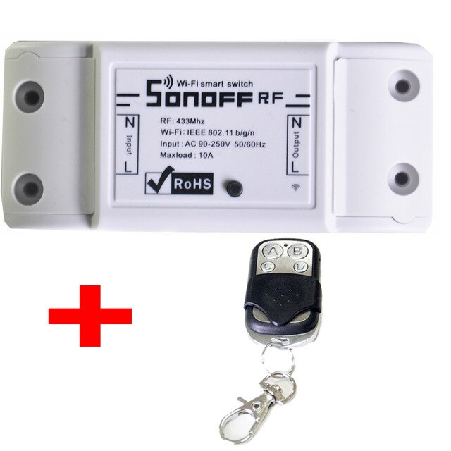 Sonoff Basic Rf 10A Wifi Draadloze Smart Switch Af... – Vicedeal