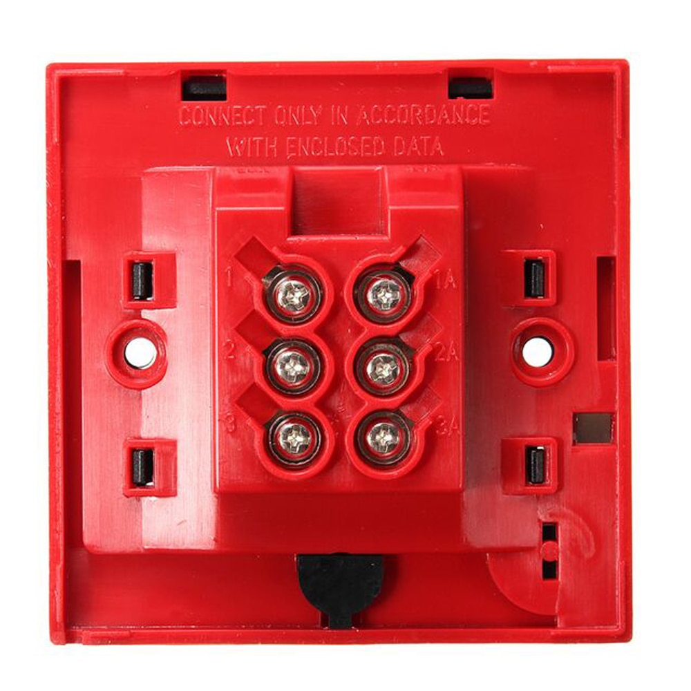 CJ-SB106 red glass broken button 2-wire Convention... – Vicedeal