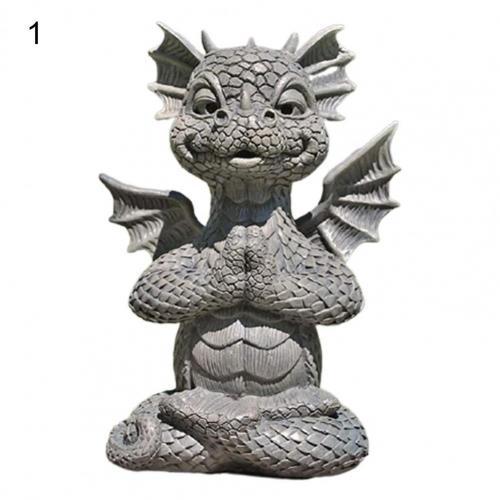 Hars Tuin Standbeeld Model Duurzaam Dragon Vorm Br... – Grandado