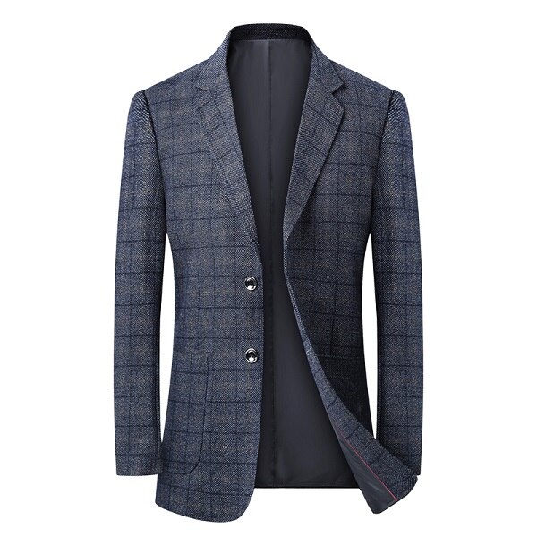 Winter Mens Wool Blazers Brand Top Slim Fit Wool B... – Grandado