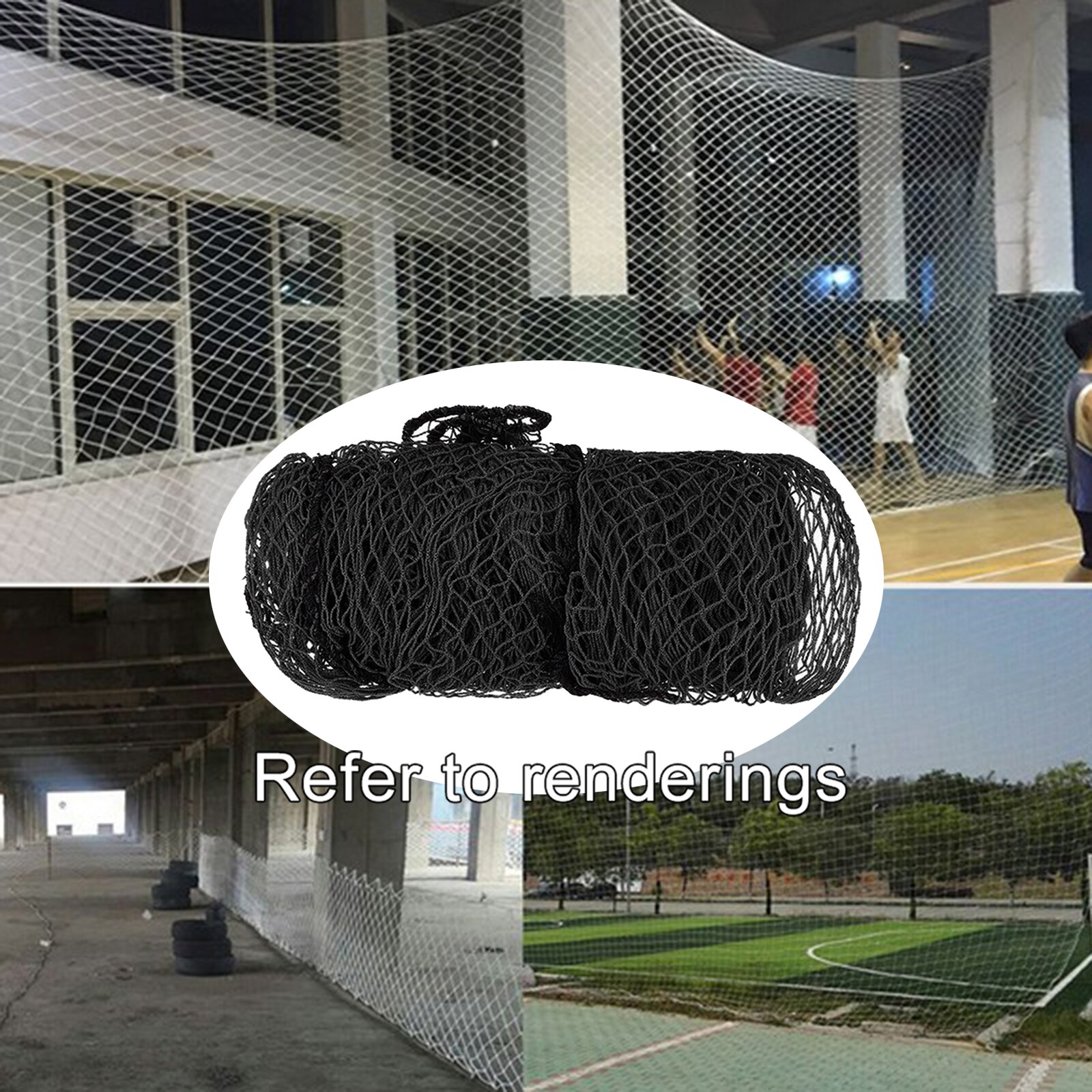 300x300cm Golf Practice Net Heavy Duty Impact Rope... – Vicedeal