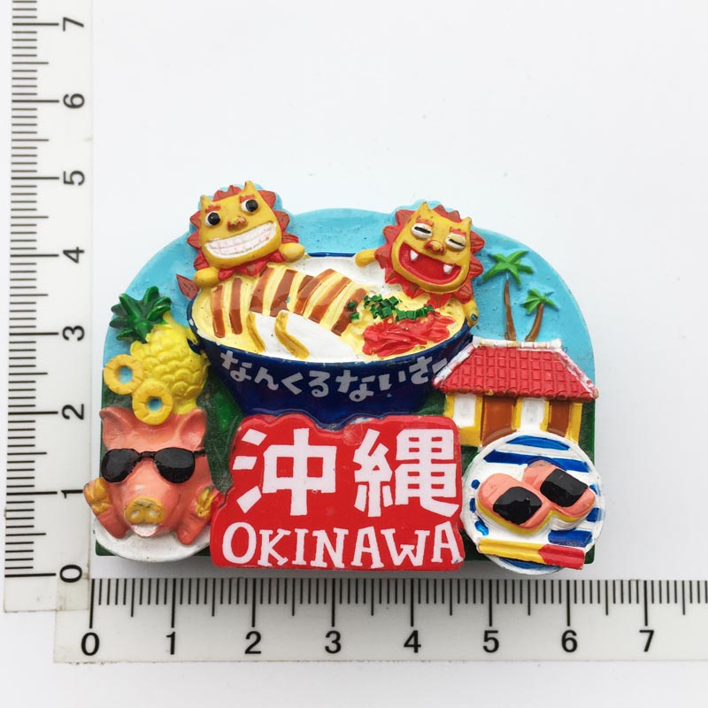 Asia Japan 3D Fridge Magnets Tourist Souvenir Deco... – Grandado
