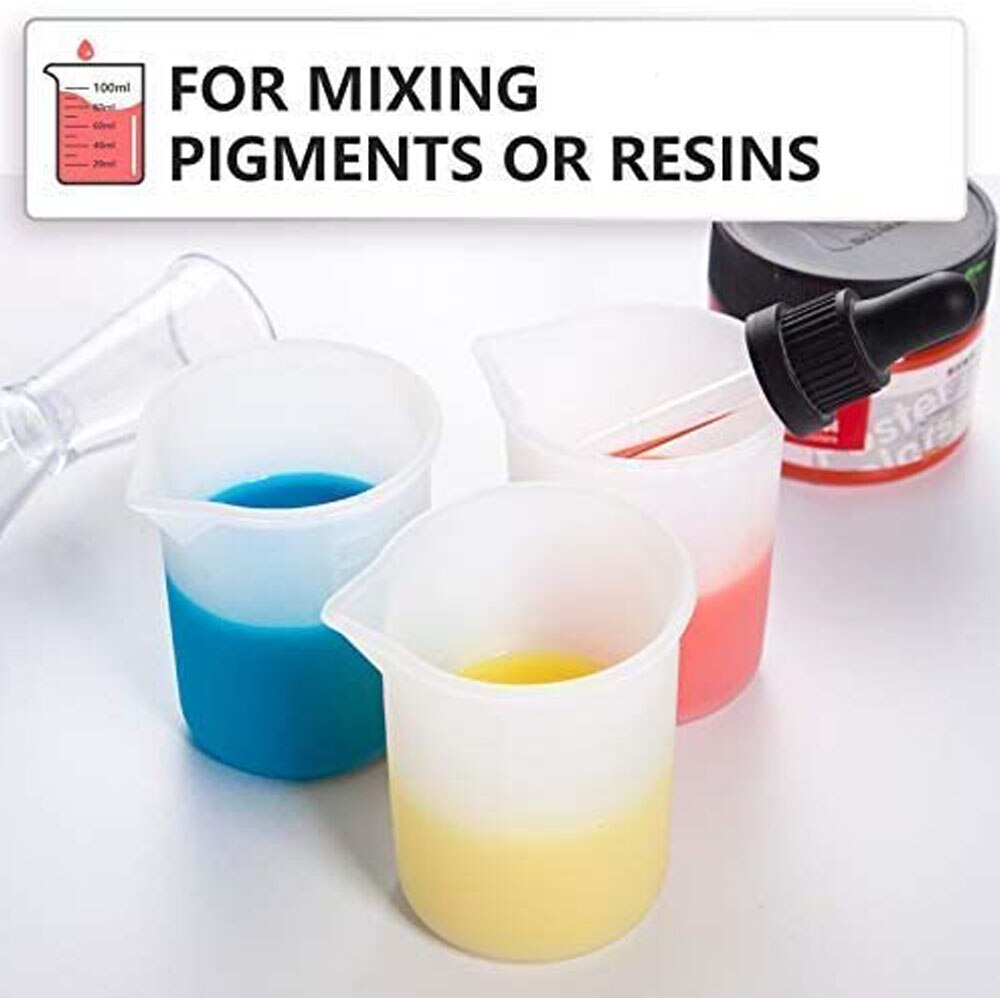 100 ml Silicone Measuring Cups Non-stick Reusable ... – Grandado