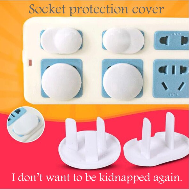 Baby safty 2 gat 3 hole socket cover plug kindje s... – Vicedeal