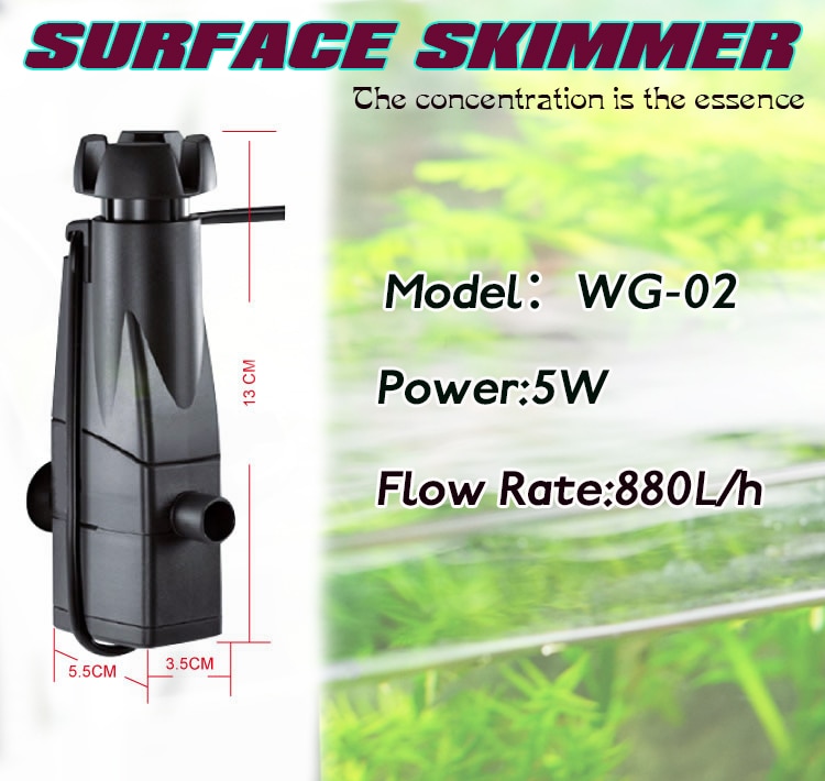 Aquarium Nano Surface Skimmer Filter Marine Aquari... – Grandado