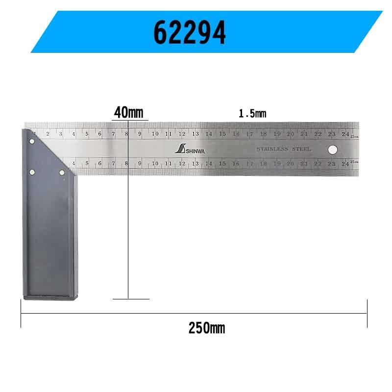 SHINWA Penguin Miter Try Square Stainless Steel Ri... – Vicedeal