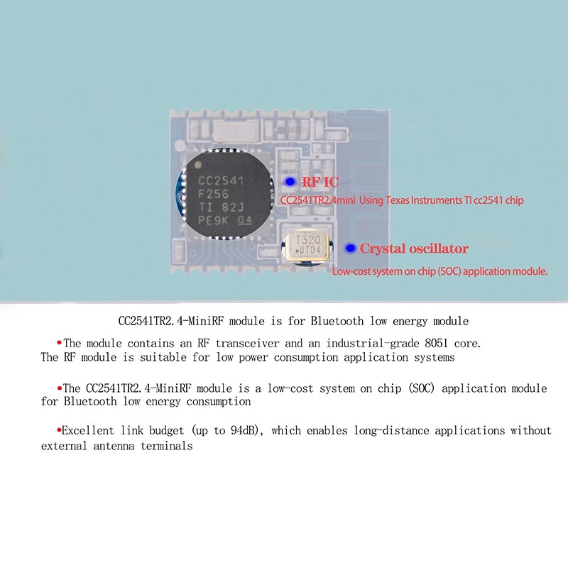 CC2541 Bluetooth 5.0 Module 2.4G Module Low Power ... – Grandado