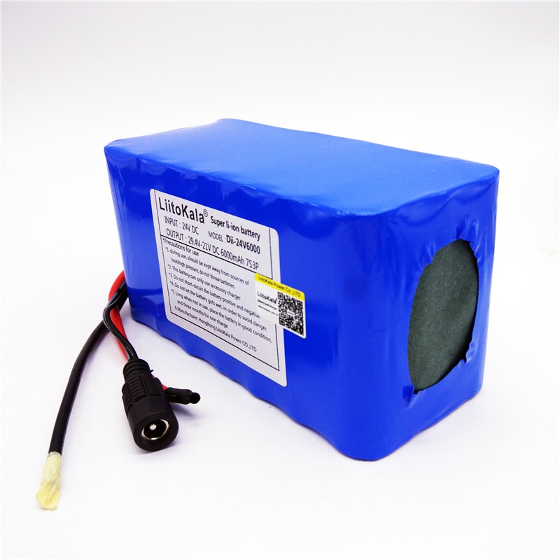 HK LiitoKala 24 V 6Ah 7S3P 18650 Battery 29.4 V 60... – Vicedeal