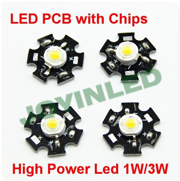 50PCS LED Chip Diode Mounted to 20mm Star PCB 90-1... – Grandado