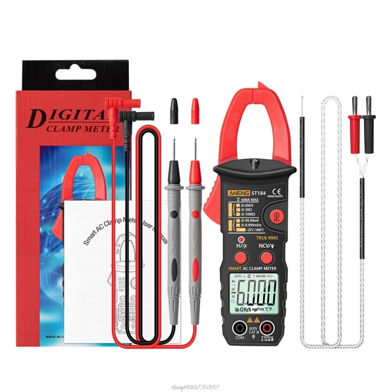ST184 Digital Multimeter Clamp Meter True RMS 6000... – Grandado