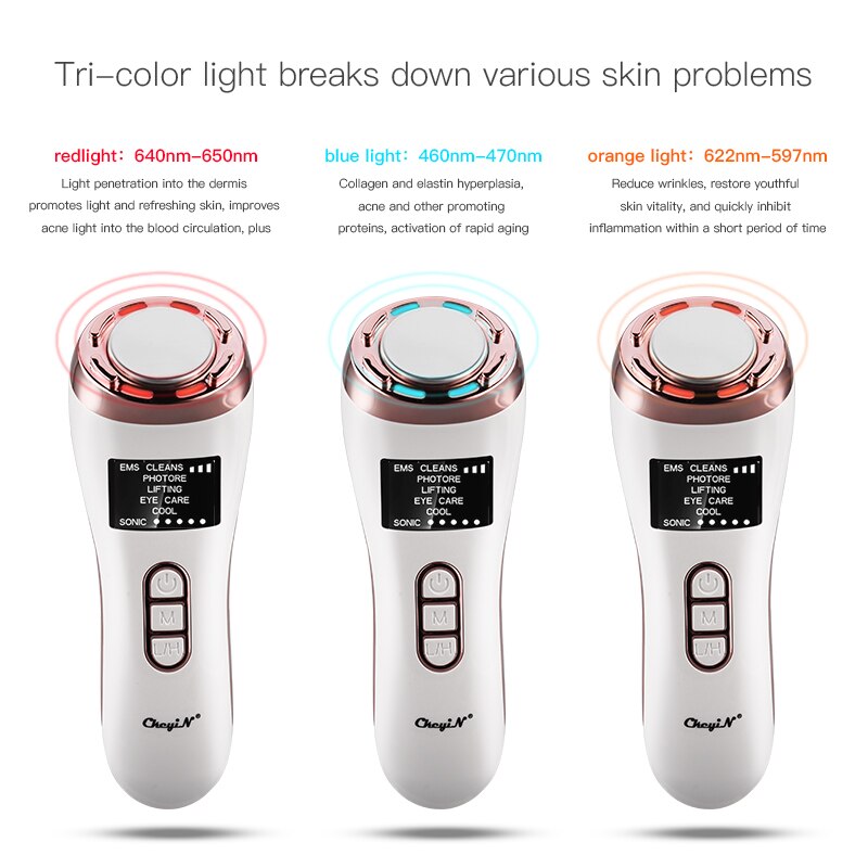 Ipl Light Photon Vibration Ions Face Skin Massager... – Grandado