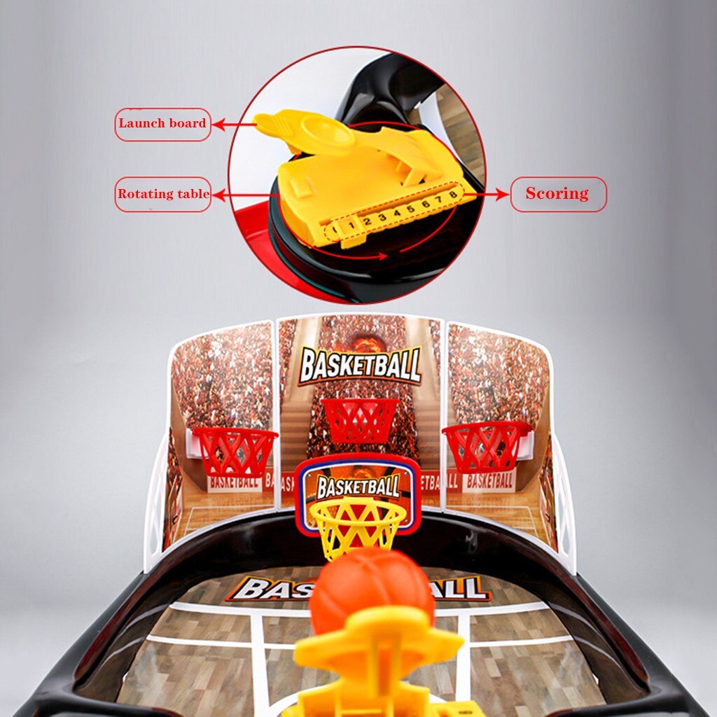 Mini desktop basketball game rack table finger eje... – Grandado