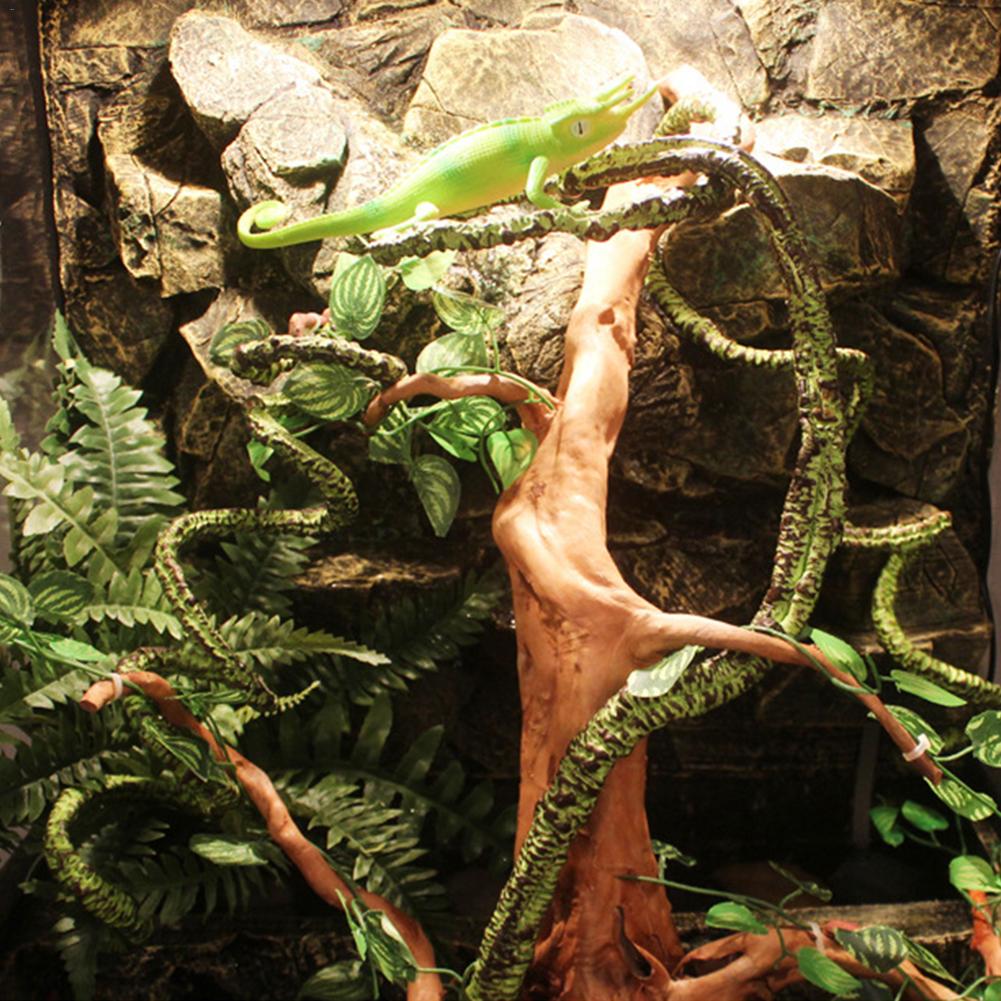 Pet Habitat Decor Simulated Rattan Rainforest Coll... – Grandado