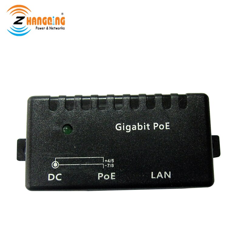 Gigabit POE injector 100/1000Mbps Single port POE ... – Vicedeal