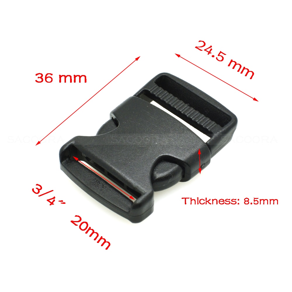 10pcs Plastic Arched&Inner Detach Buckle Belt Buck... – Grandado