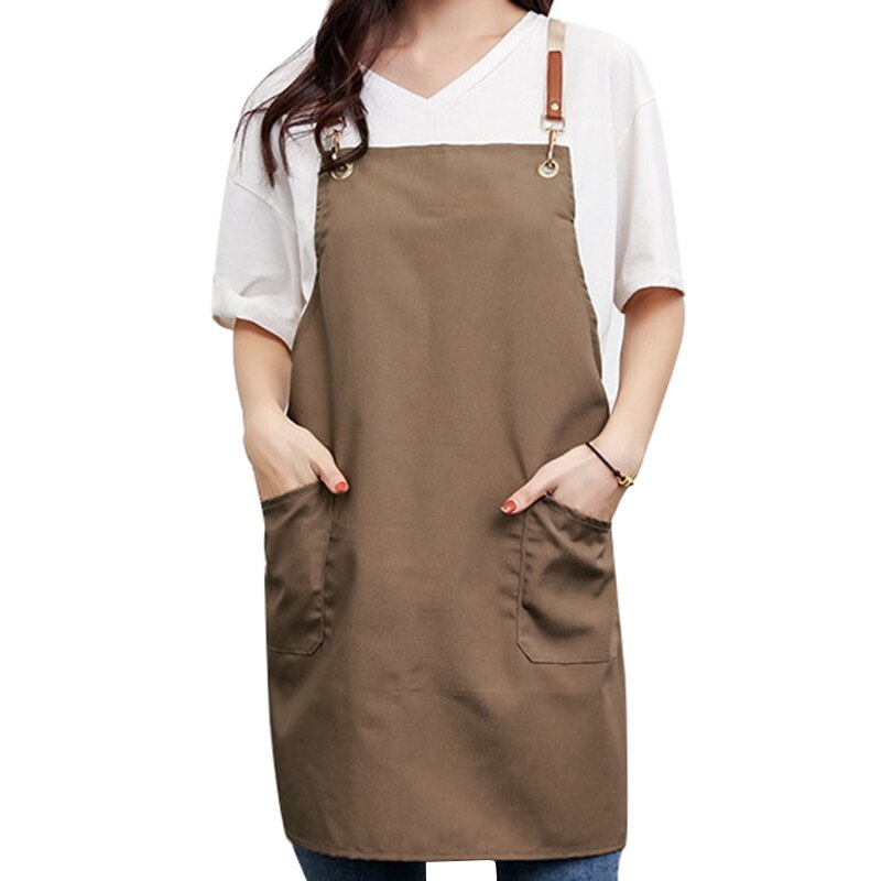 Soft Cotton Adjustable Barber Apron with Double Fr... – Grandado