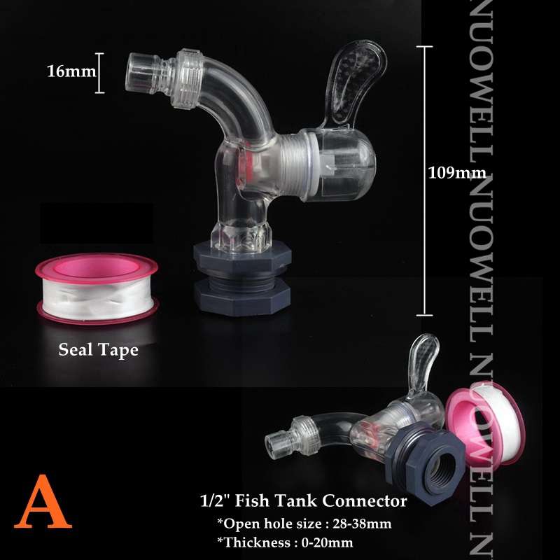 1pc ABS Fish Tank Connector Aquarium Drain Pipe Jo... – Vicedeal